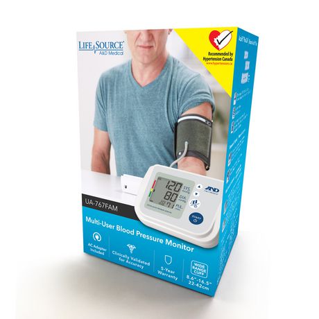 Lifesource Multi-user Blood Pressure Monitor Ua-767fam - CTC Health