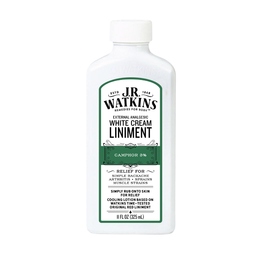 J.r. Watkins White Cream Liniment, 11 Oz Bottle - CTC Health