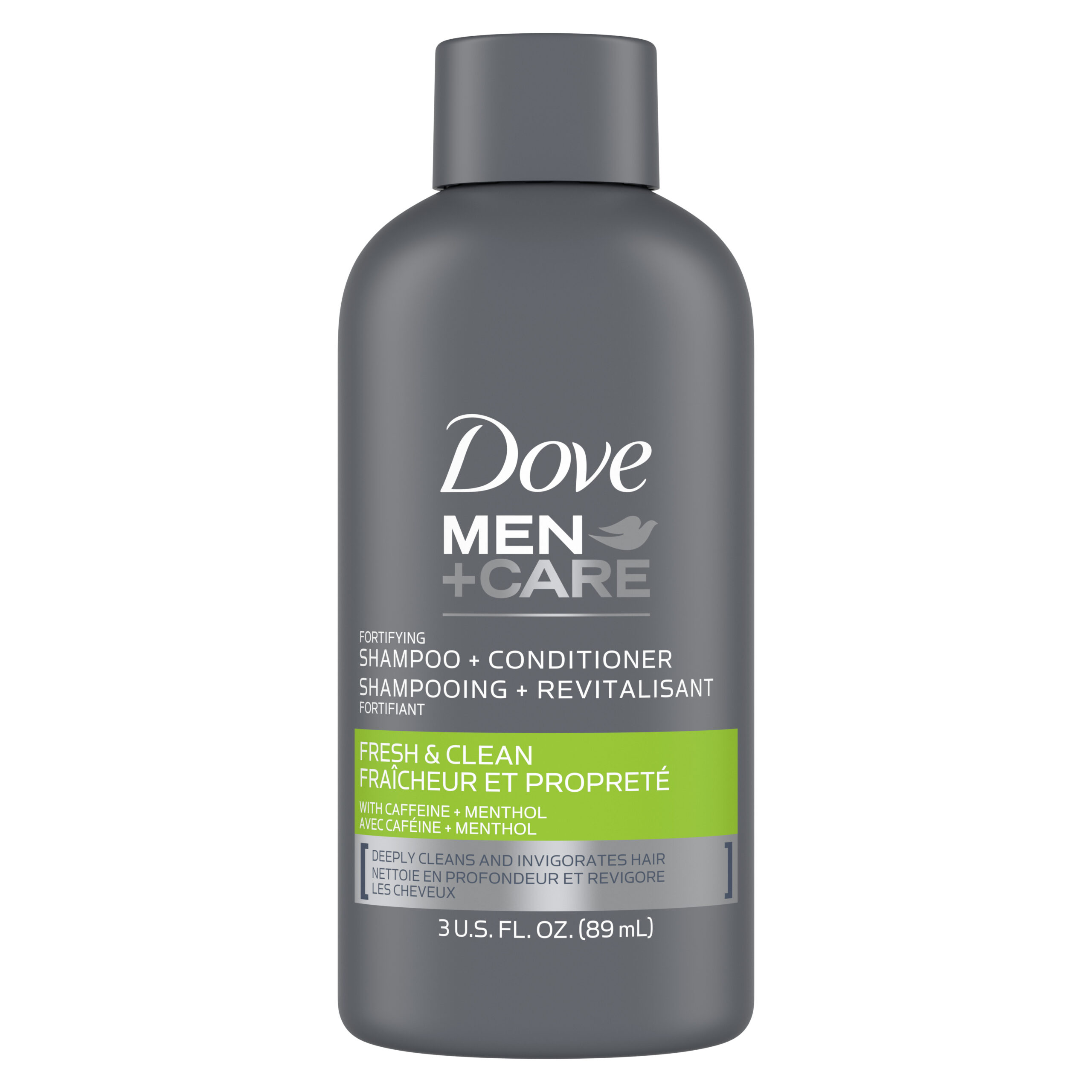Dove Men+care 2 In 1 Shampoo And Conditioner Fresh And Clean, 3 Oz ...