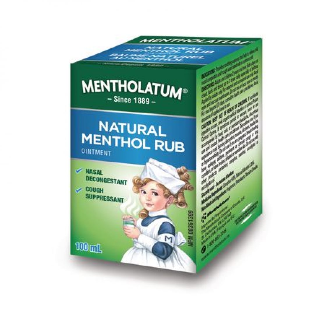 Mentholatum Mentholatum Natural Menthol Rub 100.0 ML – CTC HealthCare