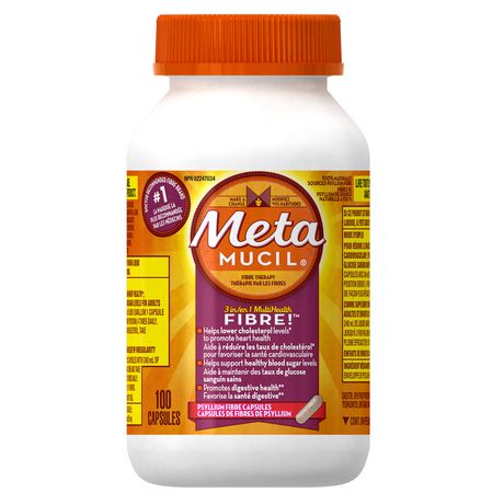 Metamucil 3 In 1 Multihealth Fibre! Fiber Supplement Capsules - CTC Health