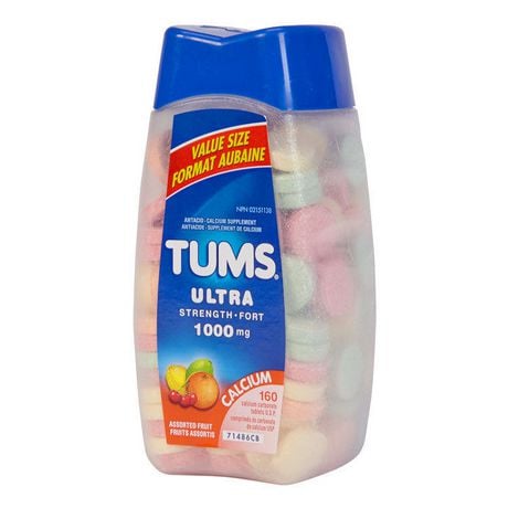 Tums Tums Ultra Strength Antacid For Heartburn Relief Assorted Fruit ...