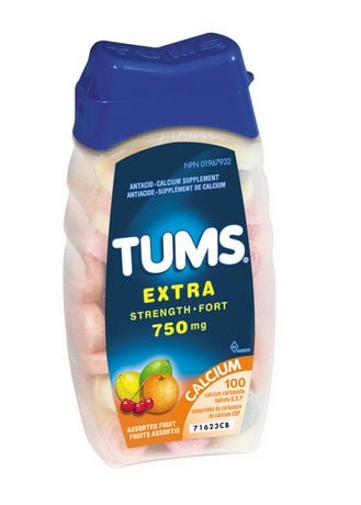 Tums Tums Extra Strength Assorted Fruit 100 Count 100.0 Count - CTC Health