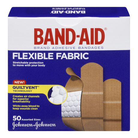 Band-aid Flexible Fabric Assorted Family Pack - CTC Health