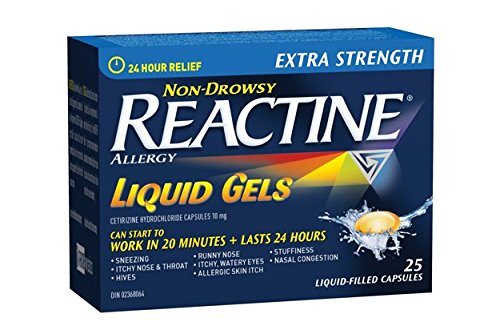 Reactine Extra Strength 24 Hour Allergy Medicine, Antihistamine 10mg ...