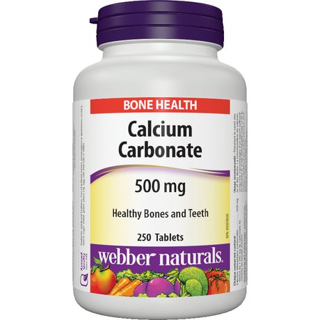 Webber Calcium Carbonate 500 Mg 250.0 Tab - CTC Health