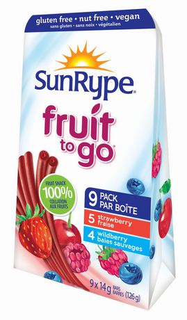 Sun-rype Products Ltd Sunrype Fruit To Go Strawberry / Wildberry Fruit ...