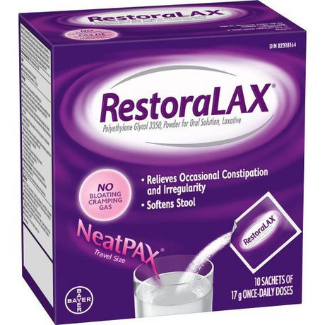 Restoralax Restoralax Powder Laxative, Effective Relief, No Taste, No ...