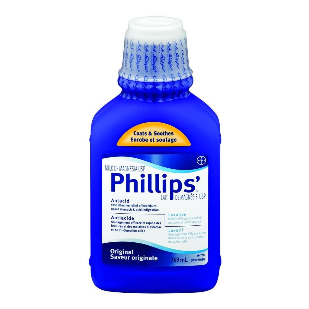 Phillips Phillips Milk Of Magnesia Original, Constipation Relief, Cramp ...