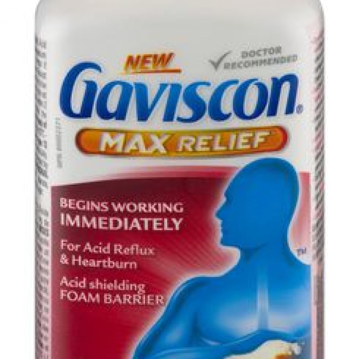 Gaviscon Gaviscon Max Relief Chewable Foamtabs Peppermint with Cooling ...