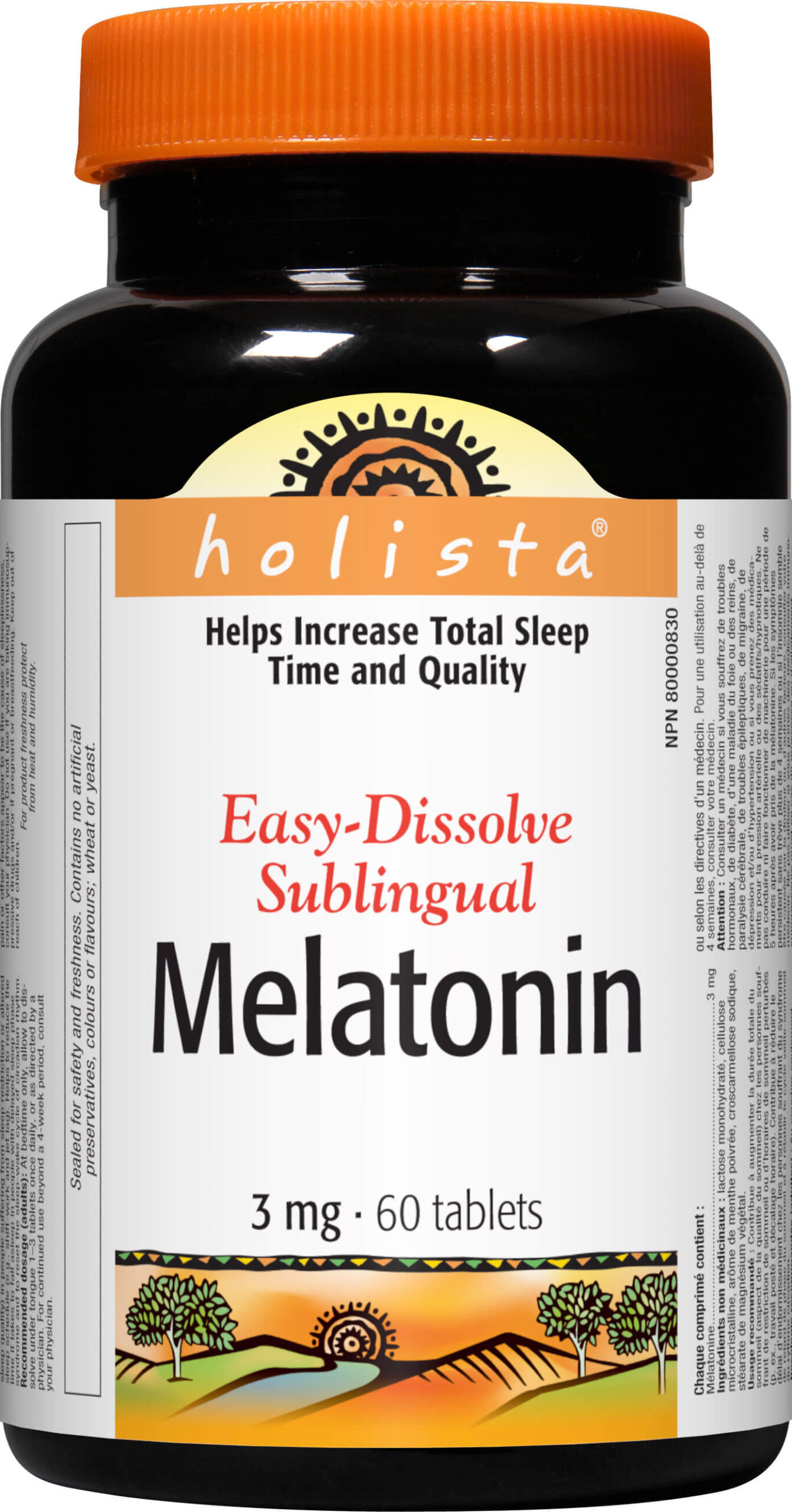 Holista Melatonin 3 Mg Easy Dissolve Sublingual - CTC Health