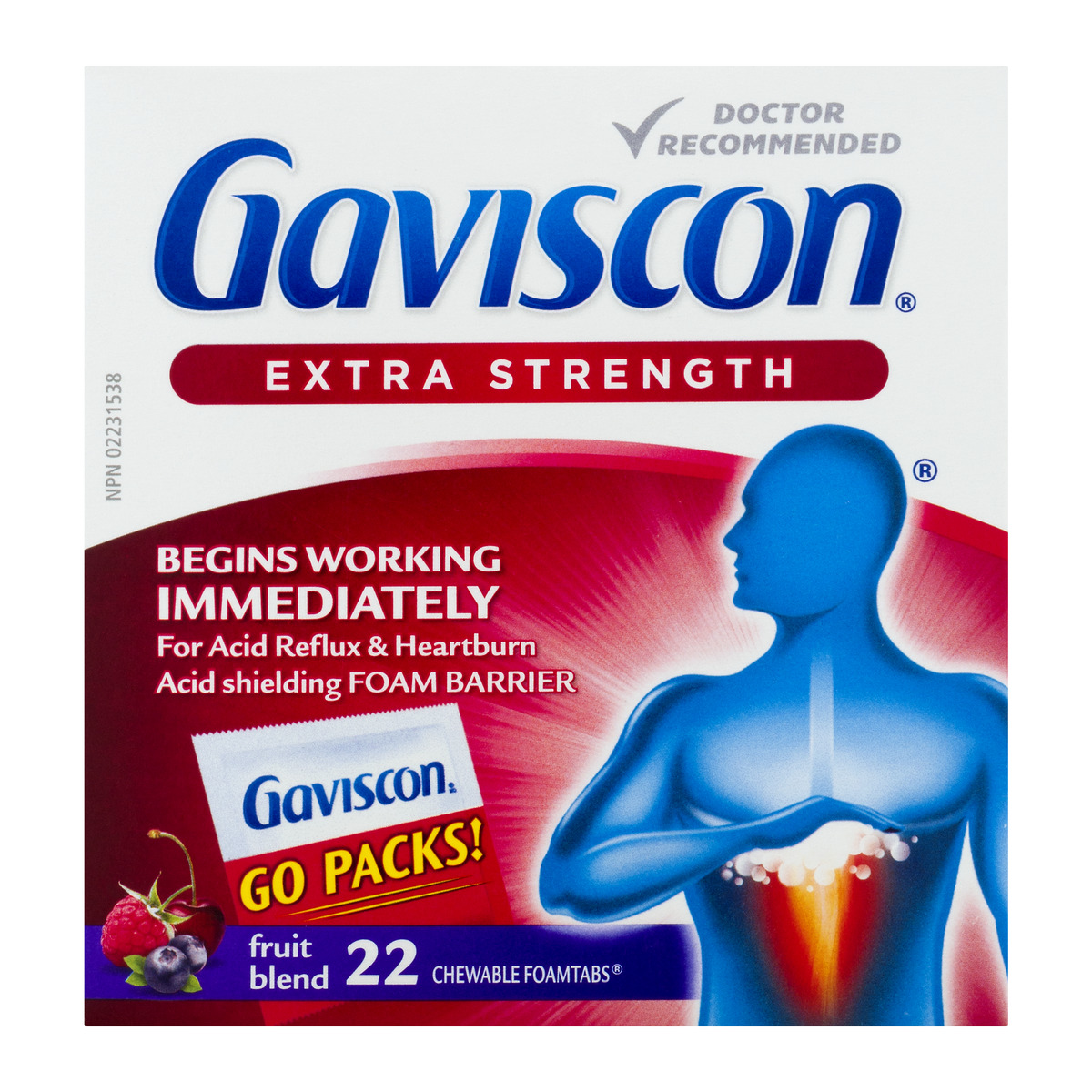 Gaviscon Extra Strength Tablets Fruit Blend - CTC Health