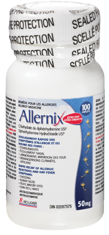 ALLERNIX Extra Strength 50 mg Caplet - CTC Health