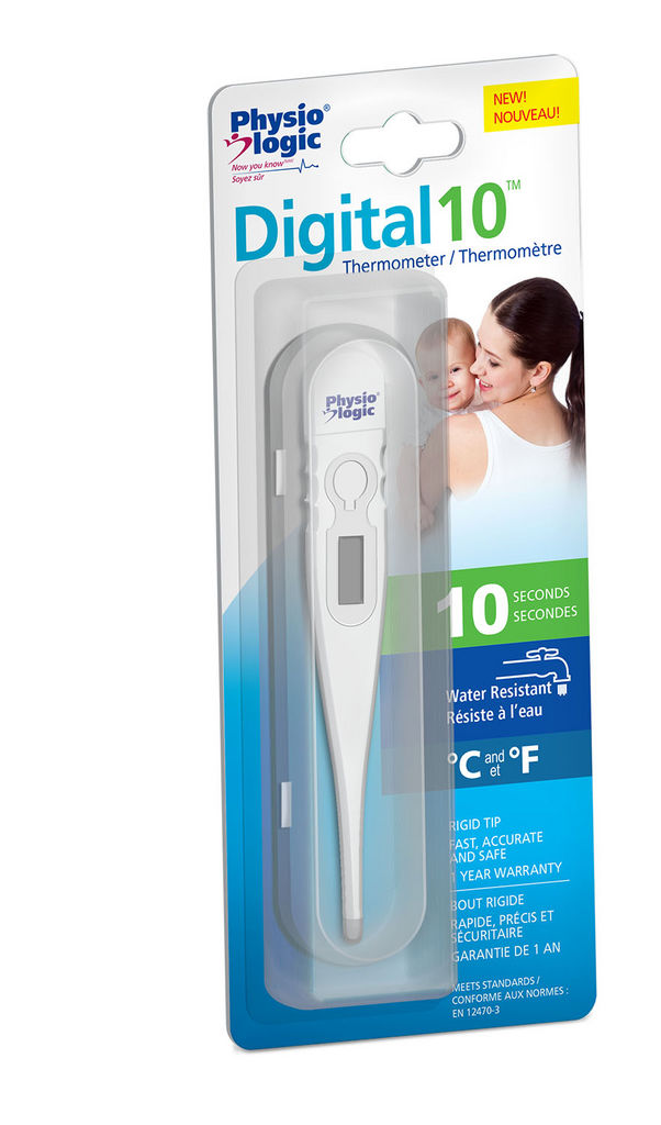 Physio Logic Digital 10 Thermometer With Ten Second Results - CTC Health