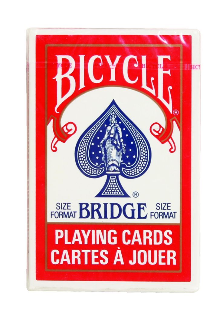 Bridge Playing Cards - Bicycle Brand - (rider Back) - Red - CTC Health