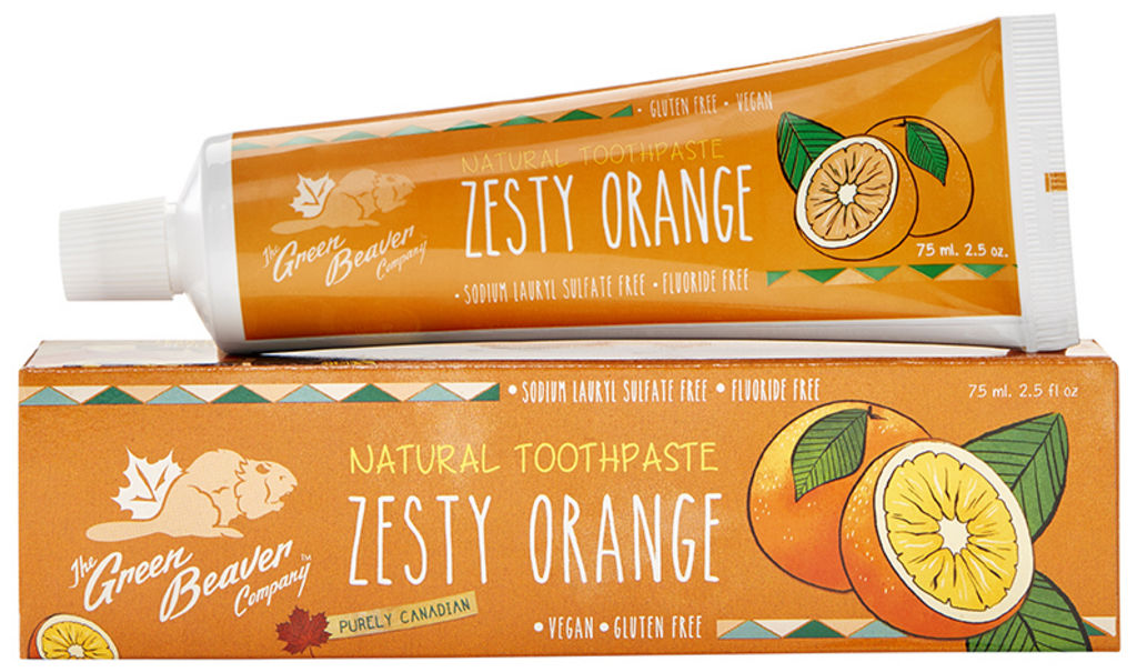 Green Beaver Natural Toothpaste Zesty Orange 2.5 Fl Oz - CTC Health