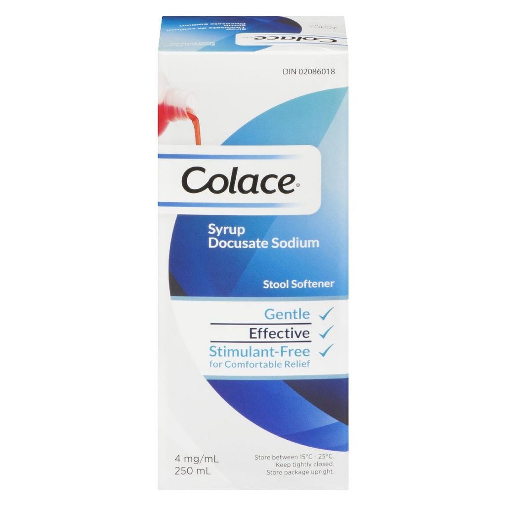 Colace Docusate Sodium Stool Softener Solution - Syrup 4 Mg/ml 250 ml ...