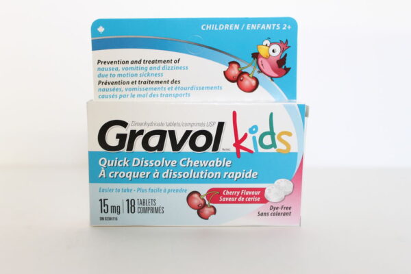 Gravol Kids Quick Dissolve Chewable Tablets - CTC Health