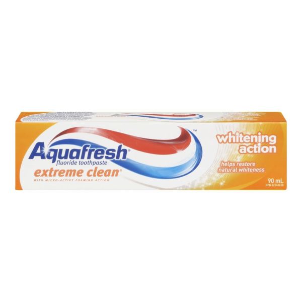 Aquafresh Extreme Clean Whitening Action Toothpaste - CTC Health