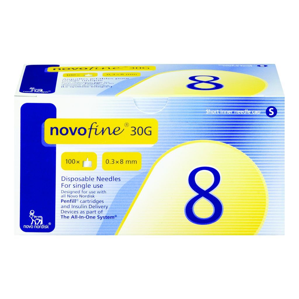 Novofine Needles 30g X 8mm 100 Pk - CTC Health