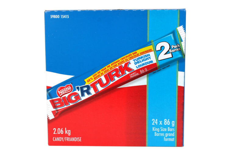 24- King Size Big Turk Chocolate Bars 86g Each - CTC Health