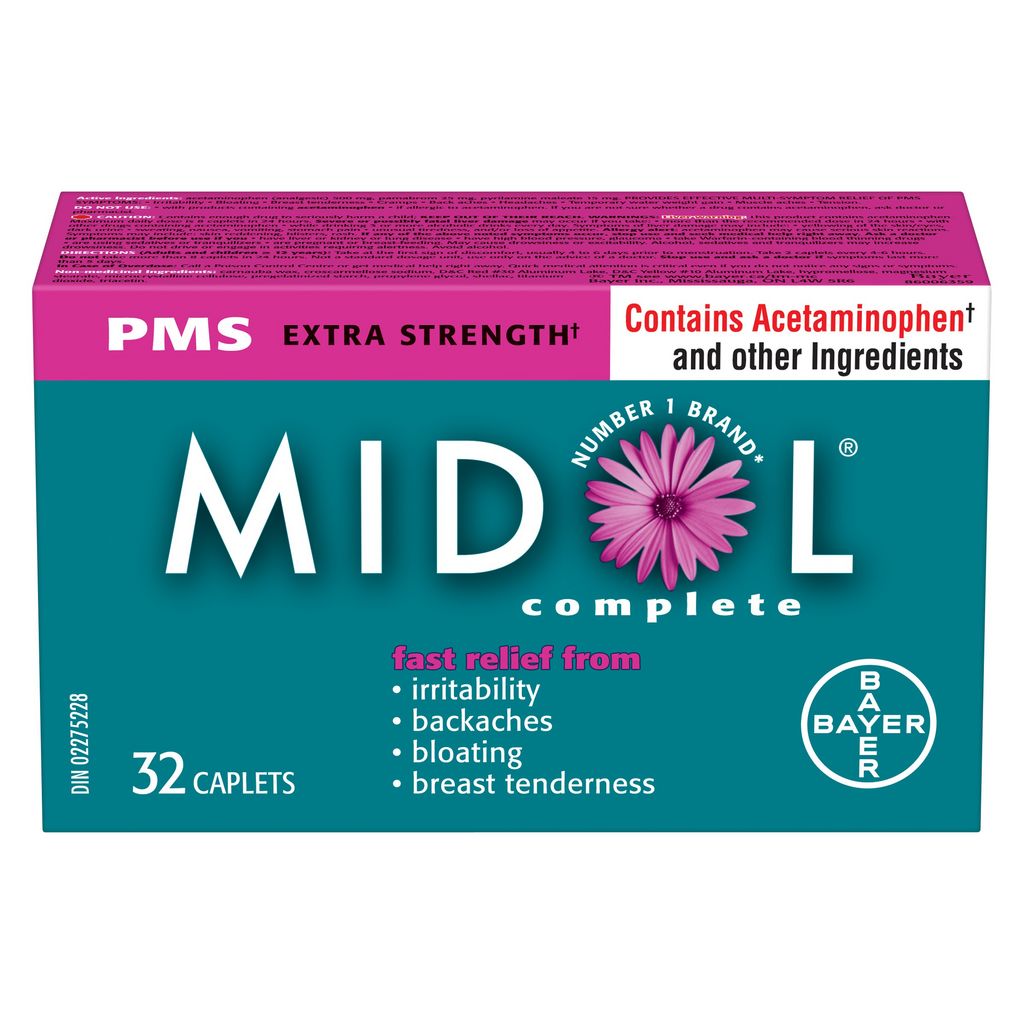 Bayer Healthcare Consumer Care Pms Midol Complete Extra Strength - 32 ...