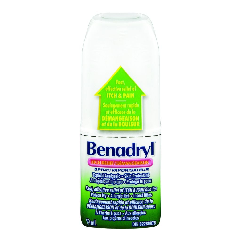 Benadryl Non-stinging Itch Relief Spray, 59 Ml - CTC Health