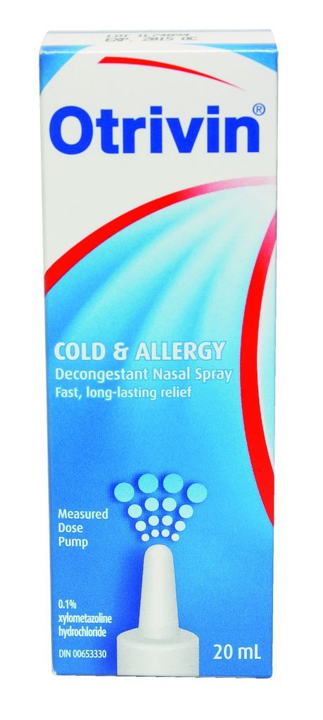 Otrivin Medicated Cold & Allergy Relief Nasal Decongestant - CTC Health