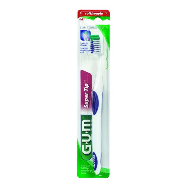 Gum Super Tip Compact Head Toothbrush – Soft – CTC Health