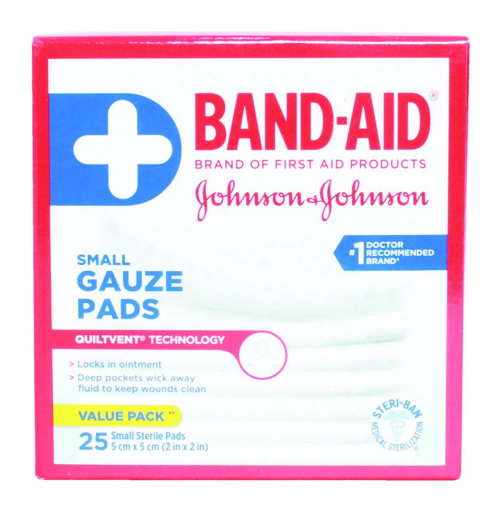 Band-aid Brand Small Gauze Pads - CTC Health