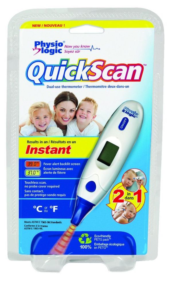 Physio Logic Insta-therm Quick-scan Infrared Scanning Thermometer - 1.0 ...