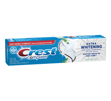 Crest Complete Plus Extra Whitening Toothpaste, 50 Ml Clean Mint - CTC ...
