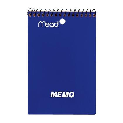 Mead Topbound Memo Book College Ruled 40 Sheets 4 X 6 Color Chosen for ...