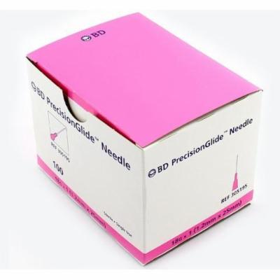 BD PrecisionGlide Hypodermic Needle 18G X 1 305195 100 Count - CTC Health