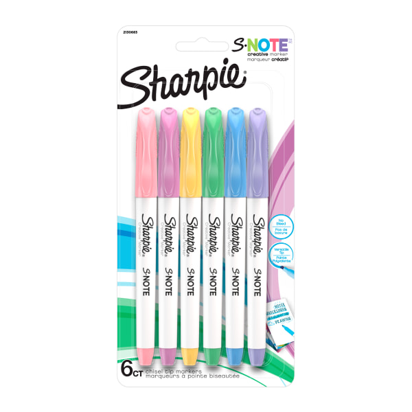 Sharpie S-Note Creative Markers, 6 Ct - CTC Health