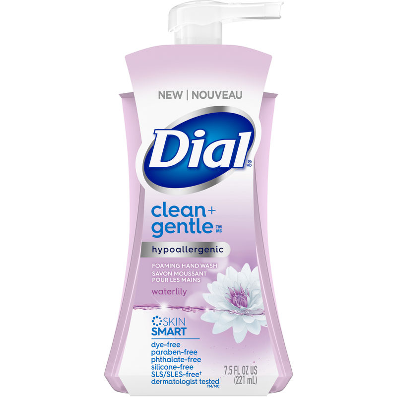 Dial Dial Clean + Gentle Waterlily Foaming Hand Wash 221mL 221.0 ML ...