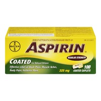 Aspirin ASPIRIN Coated for Delayed Release Regular Strength 325mg ...