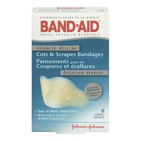 Band-Aid Hydro Seal Hydrocolloid Bandages, Large 6.0 Ea - CTC Health