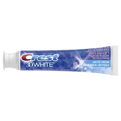Crest 3D White, Whitening Toothpaste Arctic Fresh 115 ml, - CTC Health