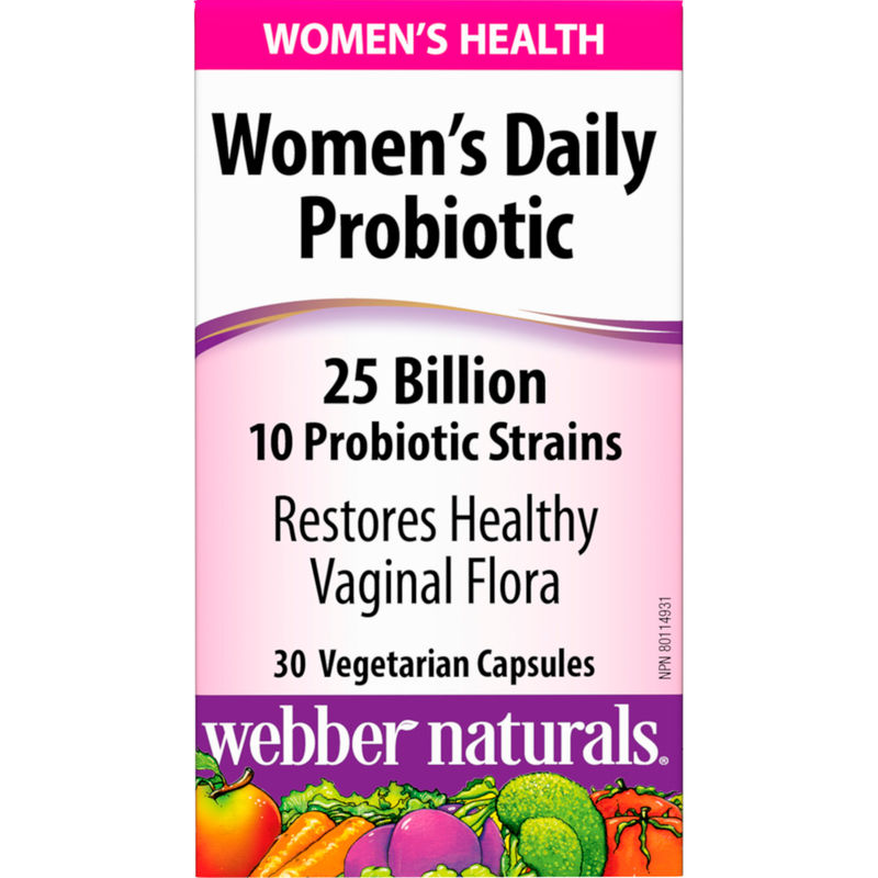Webber Women’s Daily Probiotic, 25 Billion 30.0 Capsules - CTC Health