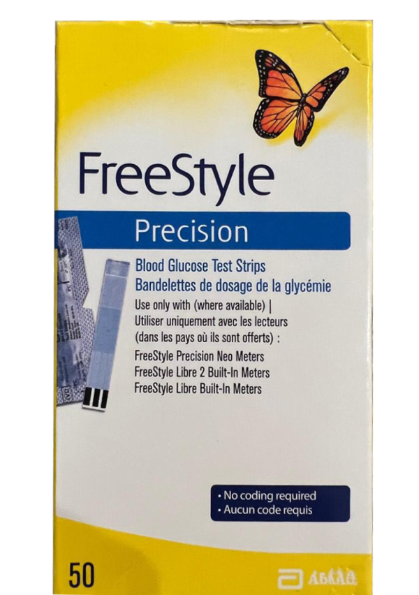 Freestyle Precision Blood Glucose Strip 50 Ea – CTC Health