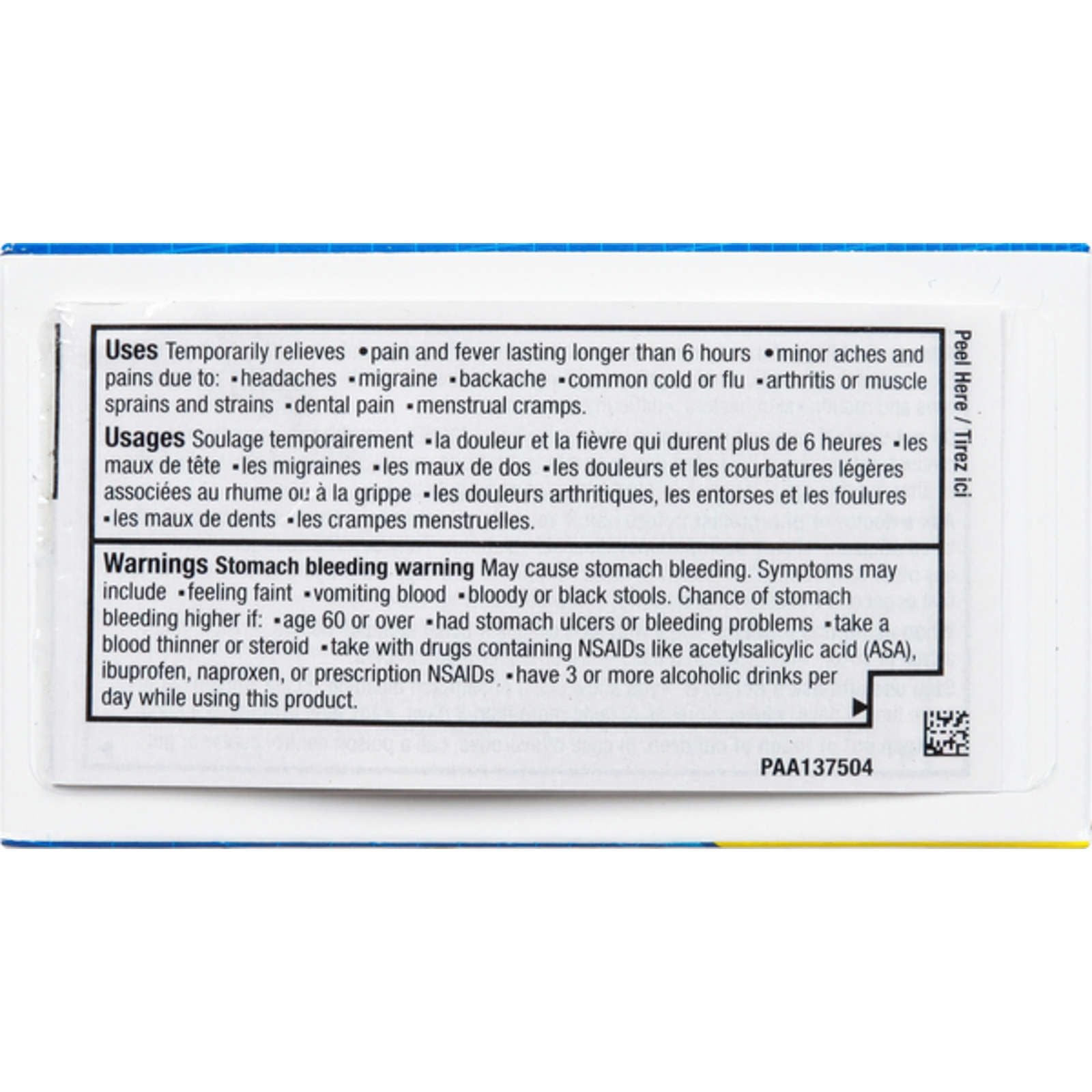 Advil 12 Hour Tablets for Extended Pain Relief, 600 mg Ibuprofen, 52 ...