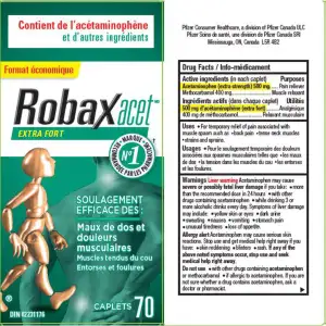 Robax Robaxacet Extra Strength 70 Count - CTC Health