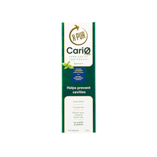 X-PUR CariØ Toothpaste, 100 g, Spearmint – CTC Health