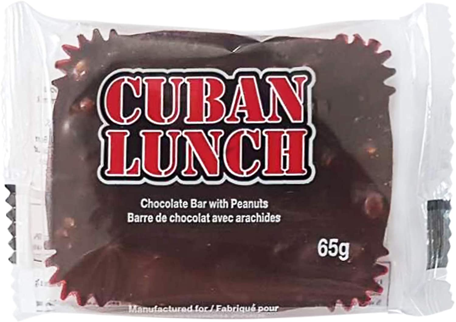 Cuban Lunch Chocolate Bar With Peanuts 65g - CTC Health