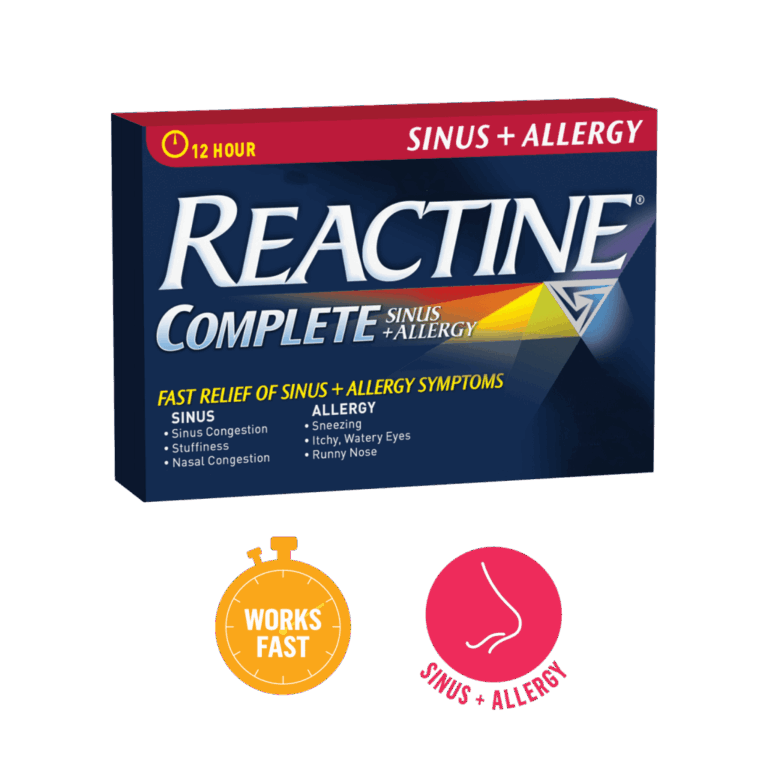 Reactine® Complete Sinus + Allergy Relief, 30 Tablets - CTC Health