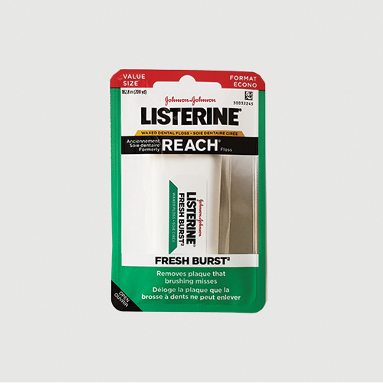 Listerine Waxed Dental Floss - Fresh Burst, 200 Yards - CTC Health