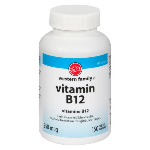 Western Family - Vitamin B12, 150 Each - CTC Health