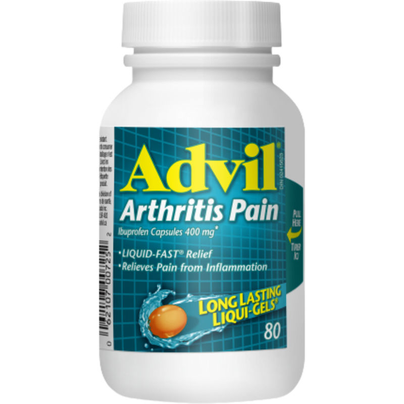 Advil Arthritis Pain Extra Strength Liqui-Gels - Fast Relief from ...