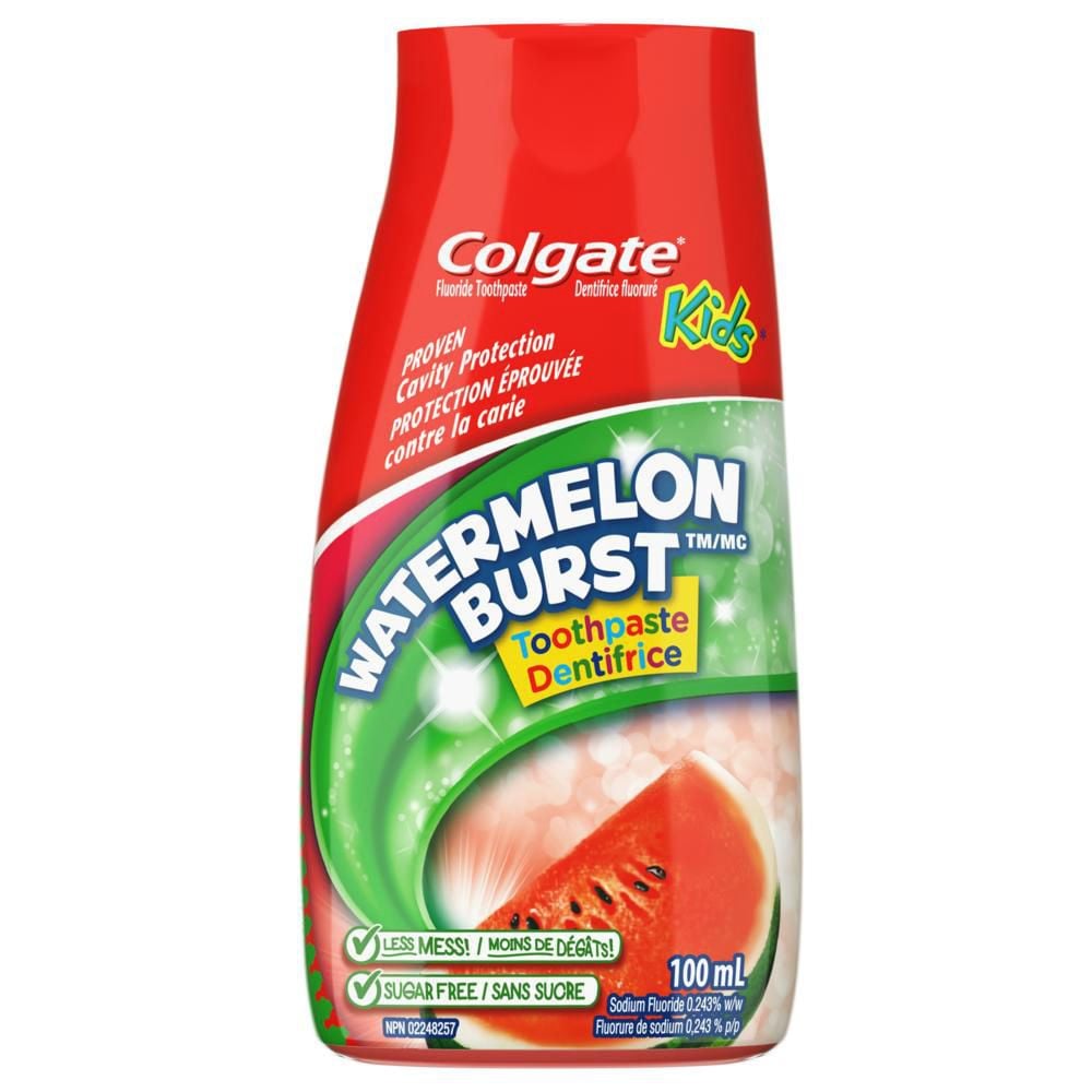 Colgate Liquid Gel 2-in-1 Kids Watermelon Toothpaste And Mouthwash ...